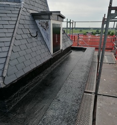 Renovation gutter with Liquid Rubber HBS200 - Liquid Rubber Europe